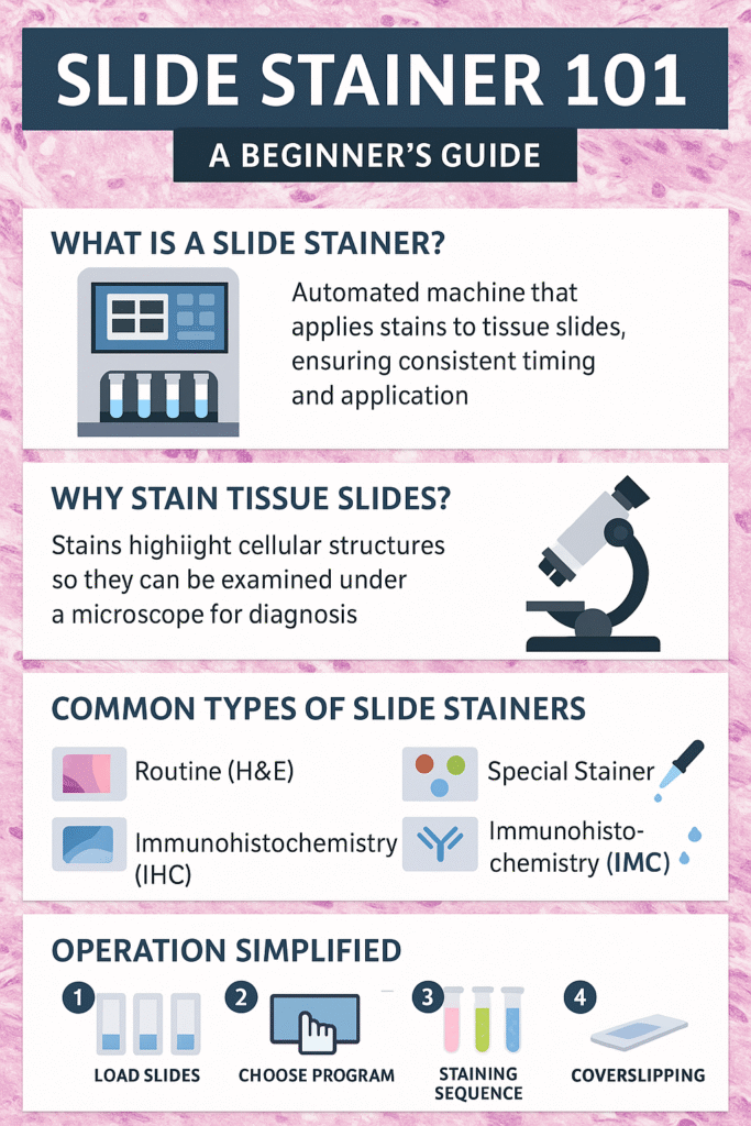 Slide Stainers in Histology: A Complete Beginner’s Guide - Amtech Medical